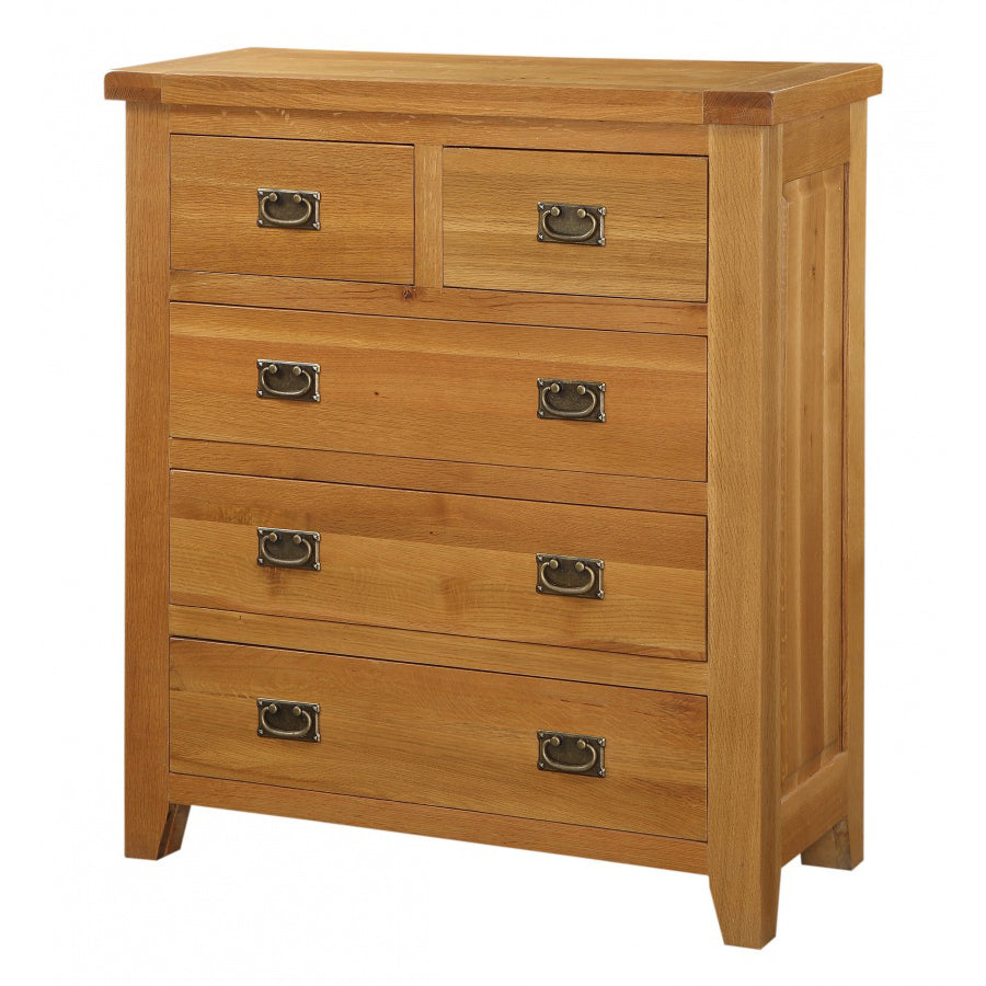 Acorn Solid Oak Chest 3+2 — DS Store‎